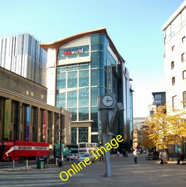 PHOTO 6X4 THE Clyde Clock Glasgow Outside Buchanan Bus Station, by the ...