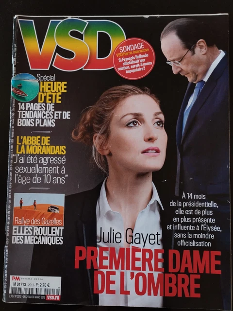 VSD MAGAZINE DU 24/03/2016; Julie Gayet/ Rallye des Gazelles/ Nicole ...