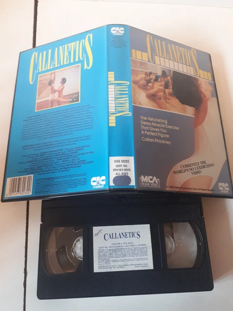 CALLANETICS EXERCISE BIG BOX EX-RENTAL VHS video cassette UK £4.00 - PicClick UK