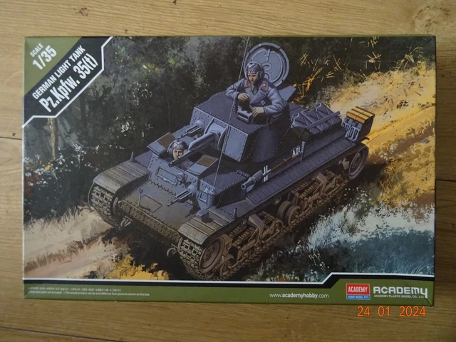 ACADEMY 1/35 SCALE - German WWII Light Tank, Panzer 35 (t), Sprues still Sealed. £24.63 ...