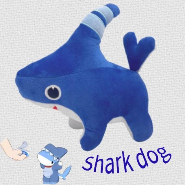 SHARK DOG PLUSH Toy Stuffed Doll Holiday Gift Throw Pillow Decorative ...