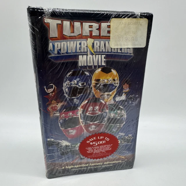 BRAND NEW TURBO A Power Rangers Movie (VHS; 1997) Sealed OOP Watermarks ...
