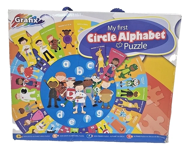 ROMPECABEZAS GRAFIX MY First Circle Alphabet Edad 3+ Rompecabezas ...