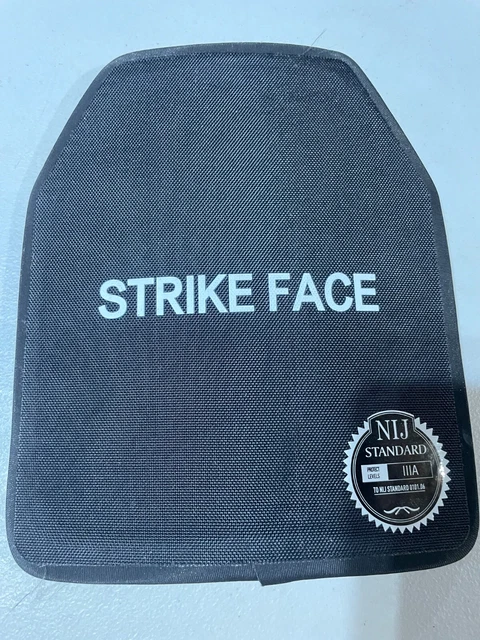BALLISTIC PLATES LEVEL IIIA Body Armor Level 3A 10x12" Strike Face $59. ...