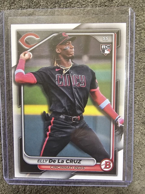 ELLY DE LA Cruz RC 2024 Bowman Baseball #22 Base di carta rookie rosso Cincinnati EUR 0,92 ...
