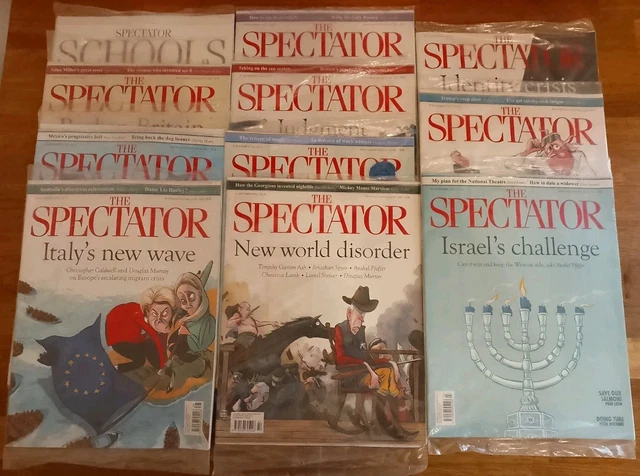 MAGAZINES - X11 Issues Of The Spectator Magazine New Sealed 2024 Bundle ...
