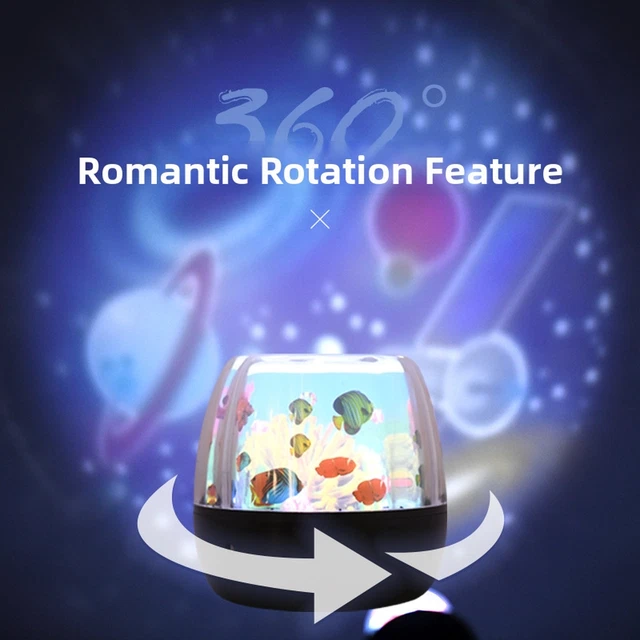 ABS+PC MATERIAL LED Night Light with Underwater World Projection ...