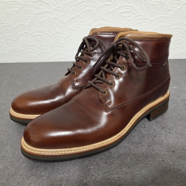 RUSSELL & BROMLEY Mens Leather Derby Ankle Boots Size UK 8 US 9 EU 42 ...