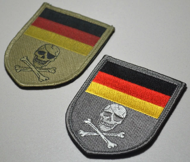 GERMAN MILITARY HEER Bundeswehr KSK SPECIAL FORCES ONE-EYE SKULL velkrö ...