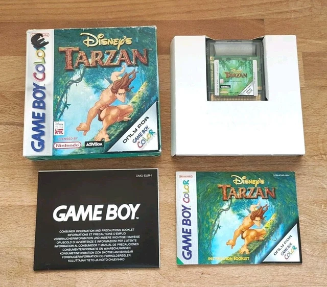 DISNEY'S TARZAN (GAMEBOY Color, 1999) - Boxed Game with Manual £16.95 ...