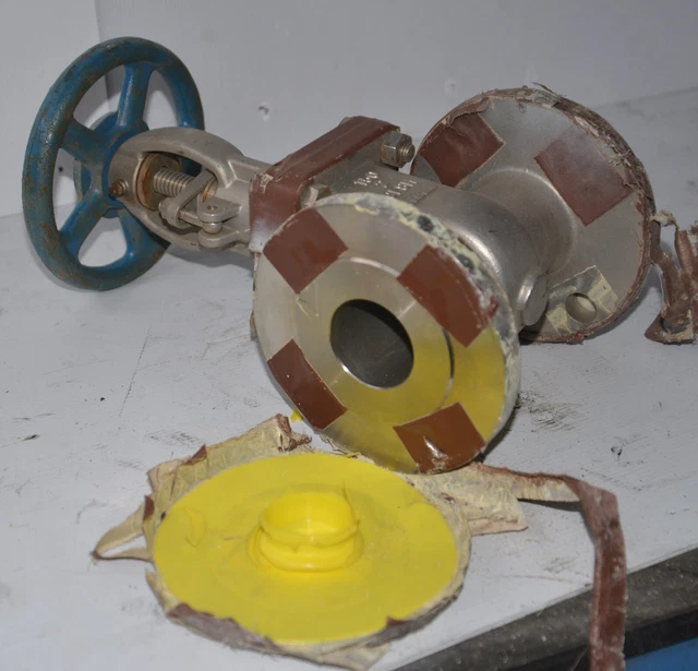 FLANGED GATE VALVE 2" inch DN50 50mm Class 150 CF8M Stainless Steel £ ...