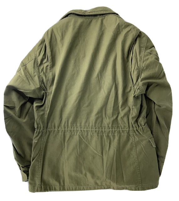 US ARMY USMC Vietnam War 1966 Dated OG 107 M65 Field Jacket OD Sz ...