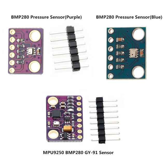 DIGITAL BAROMETRIC PRESSURE Sensor I2C/SPI BMP280 3.3V MPU9250 top BSG ...