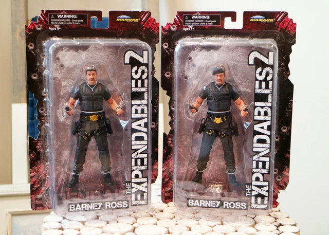DIAMOND SELECT TOYS The Expendables 2 Barney Ross Lot - With Hat - Both ...