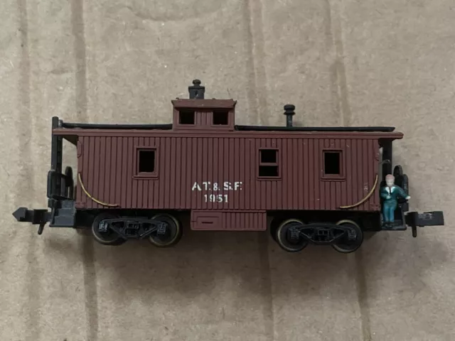 Ahm Minitrains Caboose Car Train No4382 Atandsf Santa Fe 1951 N Scale Eur 662 Picclick Fr