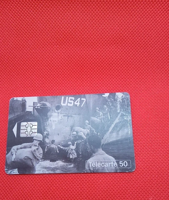 TELECARD CARTE TELEPHONIQUE Card Phone 50 Unites Debarquement Cotes 08/ ...