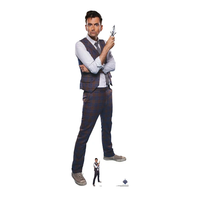 FOURTEENTH DOCTOR WHO Carton Découpe David Tennant Waitcoat Avec ...