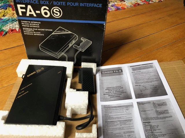 CASIO FA-6 FA6S cassette printer interface for FX-850P 880P 890P Z-1GR Z-1 FA6 EUR 249,00 ...