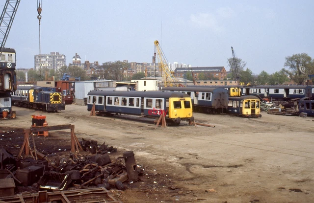 ORIGINAL 35MM SLIDE BR Class 120 no. 53663 at Vic Berry's yard +rights ...