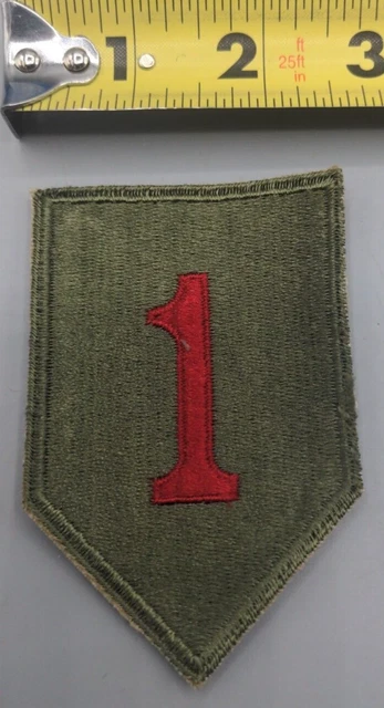 WW2/II US ARMY 1st Infantry Division patch Big Red One NOS. $13.37 ...