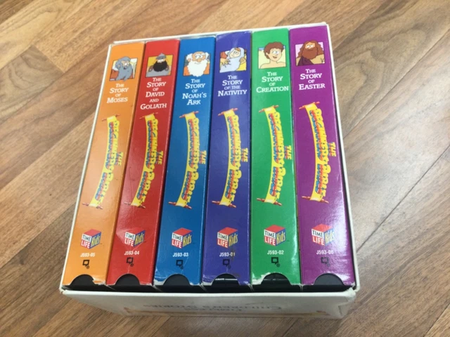 THE BEGINNERS BIBLE VHS Box 6 Time Life Kids Timeless Children’s ...