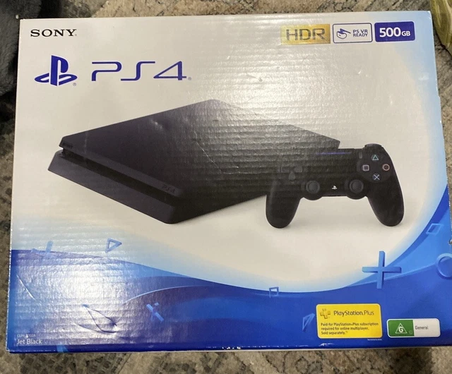 PS4 SONY PLAYSTATION 4 Console (PS4) New In Box 500gb Jet Black HDMI ...