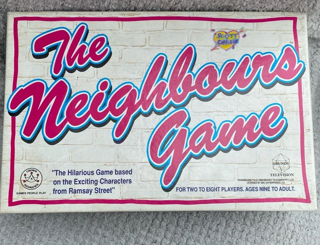 THE NEIGHBOURS GAME Vintage 80s TV Show Board Game Characters From ...