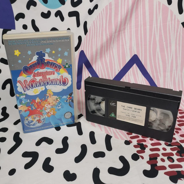 THE CARE BEARS Adventure in Wonderland - VHS Tape UK Vintage Cartoon ...