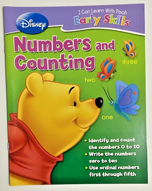 DISNEY I CAN Learn With Pooh Early Skills NUMBERS & COUNTING Paperback ...
