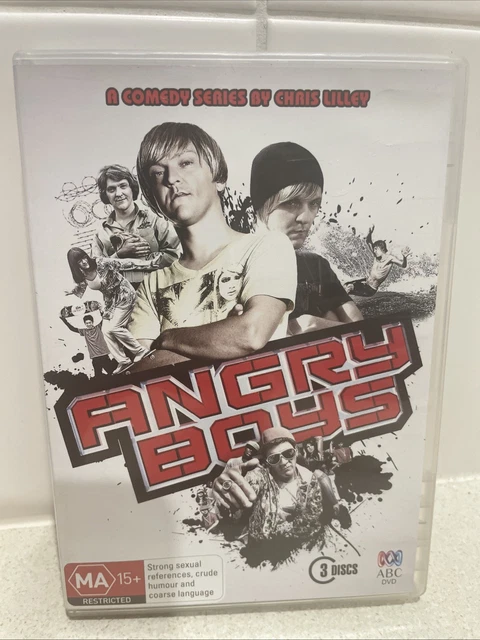 ANGRY BOYS (DVD, 3-Disc Set) With Magnets - Region 4 - ABC DVD VGC $14. ...