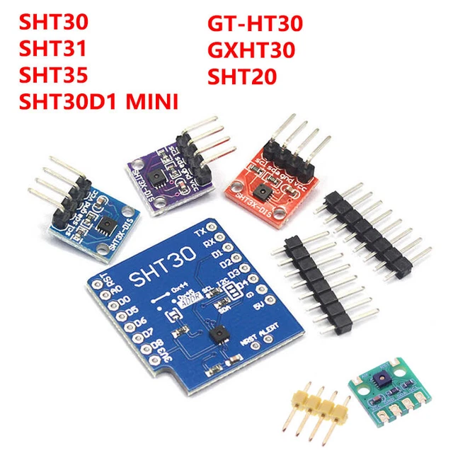 TEMPERATURE HUMIDITY SENSOR Module I2C Digital SHT20 SHT30/31/35 GXHT30 ...