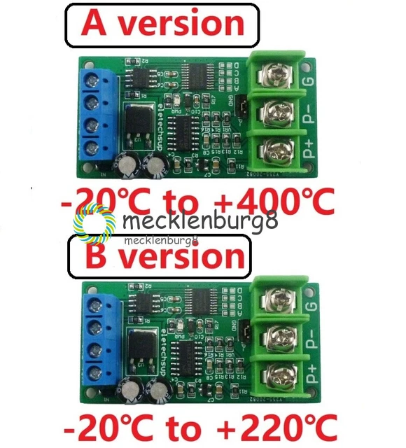 PT100 THERMOCOUPLE TEMPERATURE Detector RTD Sensor Converter RS485 ...