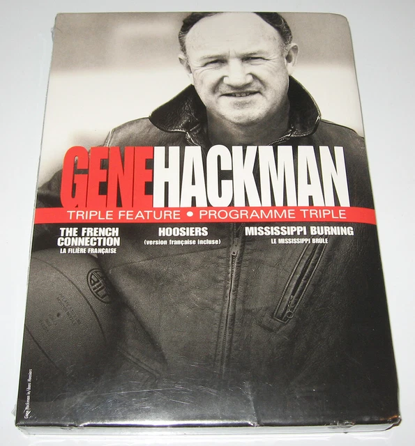 GENE HACKMAN TRIPLE Feature DVD Set / French Connection / Hoosiers ...