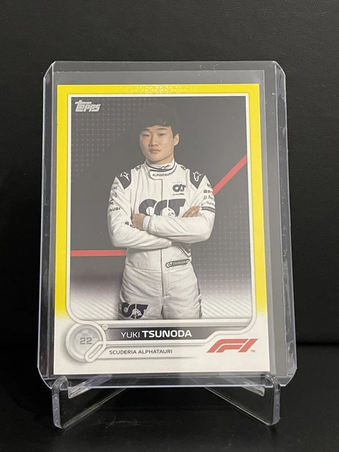YUKI TSUNODA 2022 Topps Formula 1 yellow card /125 EUR 6,13 - PicClick FR
