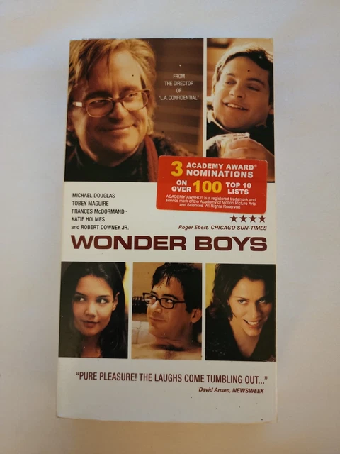 WONDER BOYS MICHEAL Douglas VHS Tape, COMPLETE/TESTED SEE PHOTOS (VHS29 ...