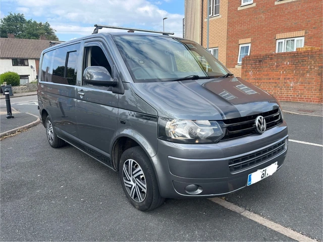 VW TRANSPORTER T5.1 crew van camper t5 2012 facelift model 5 seater ...