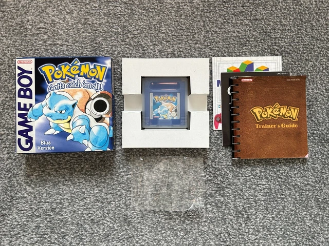 NINTENDO GAME BOY Gameboy Color Pokemon Blue Version Boxed Manual ...