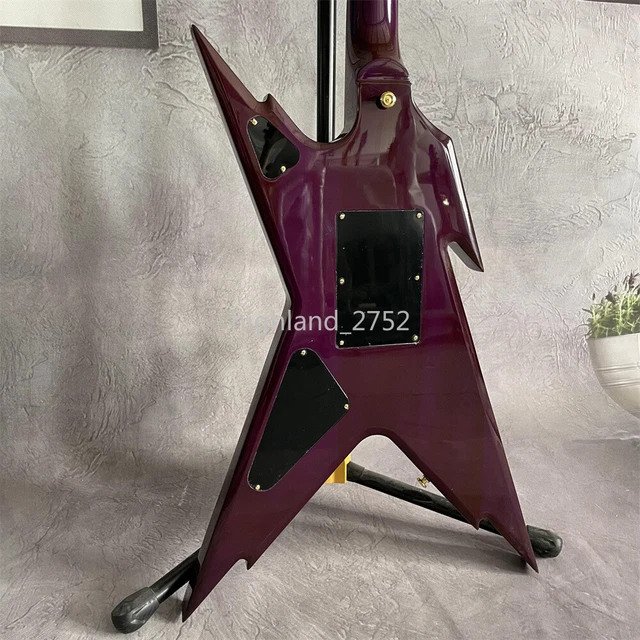 GUITARE ÉLECTRIQUE DEAN Dimebag Razorback Trans violet Burst Floyd Rose ...