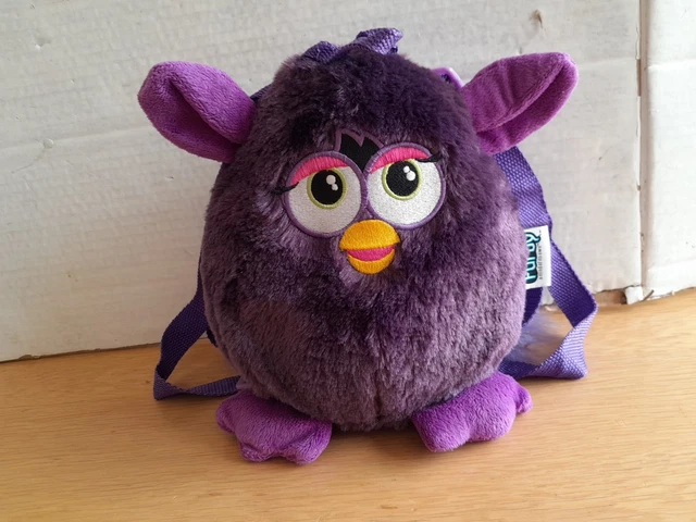 FURBY PURPLE KIDS Plush Soft Rucksack Backpack £15.00 - PicClick UK