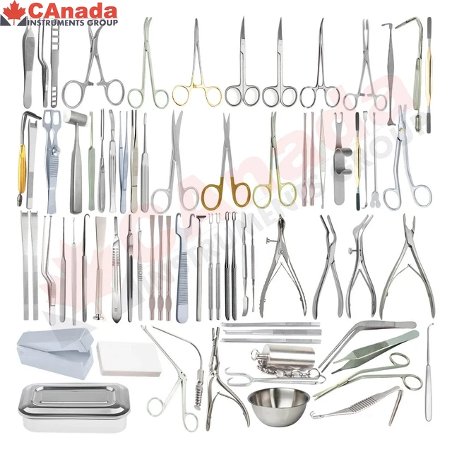 NOSE MAJOR PLASTIC Surgery Set Nasal ENT Basic Rhinoplasty Instruments ...