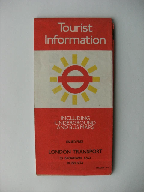 1973 LONDON TRANSPORT Tourist Information Bus Route Map (Shop Ref LC6 ...