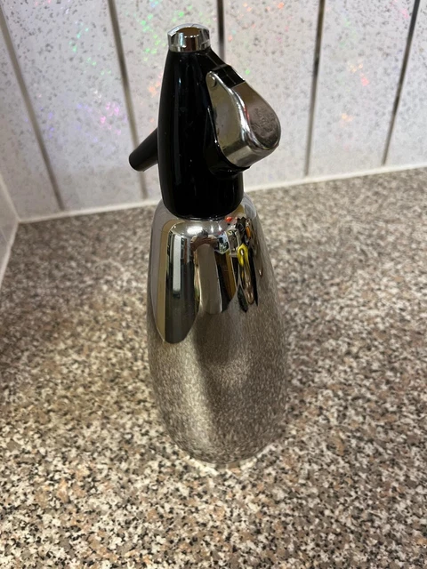 VINTAGE MID CENTURY Modern SPARKLETS Chrome Soda Syphon £14.99 ...