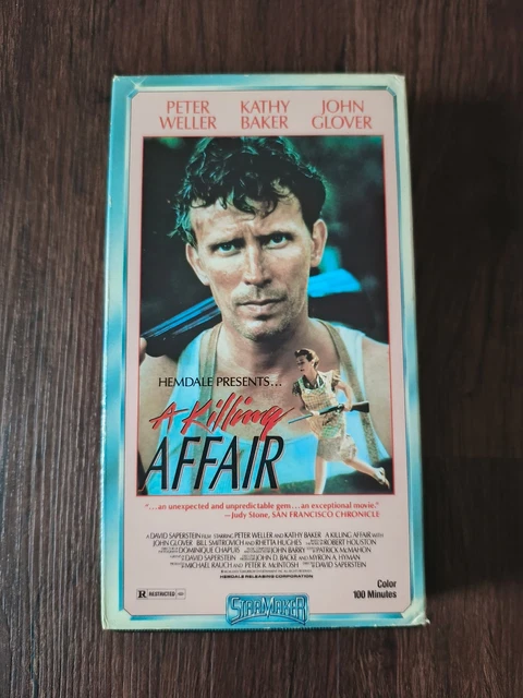 A KILLING AFFAIR (VHS 1989) Peter Weller Kathy Baker John Clover ...