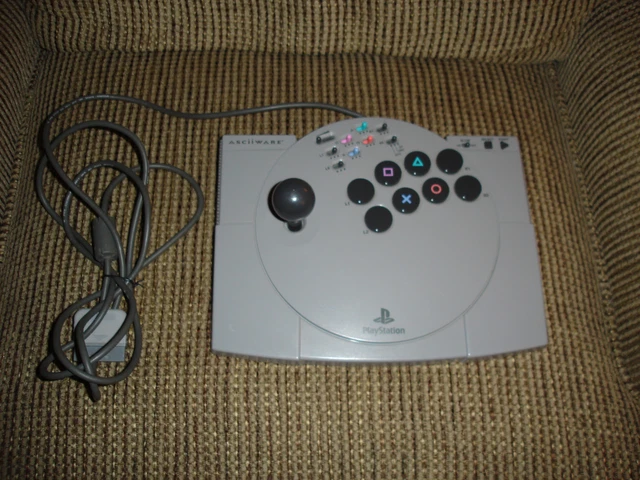 ASCIIWARE ASCII ARCADE Stick PlayStation 1 Joystick Controller WORKS ...