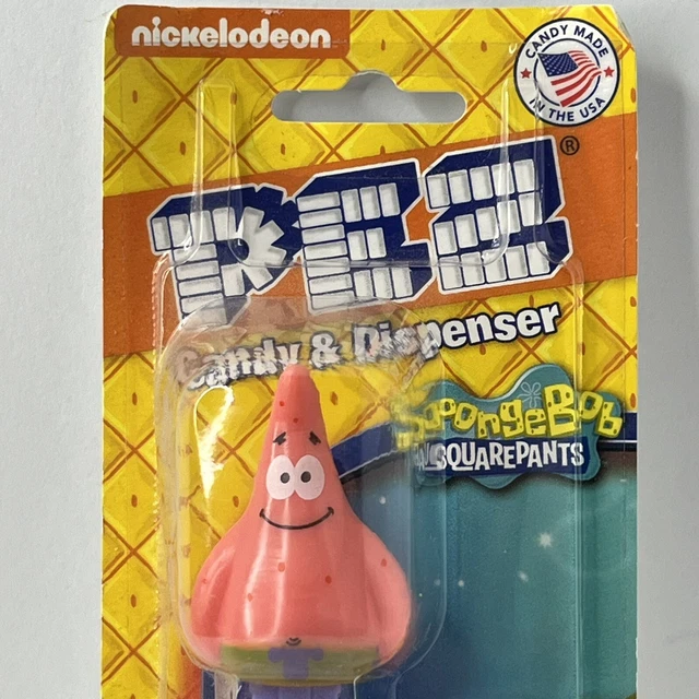 NEW NICKELODEON PEZ SpongeBob Squarepants Patrick Candy Dispenser ...