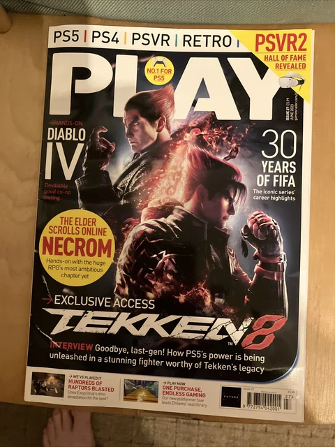 PLAY MAGAZINE JUNE 2023 Tekken 8, Diablo IV, NECROM + 30 years of FIFA ...