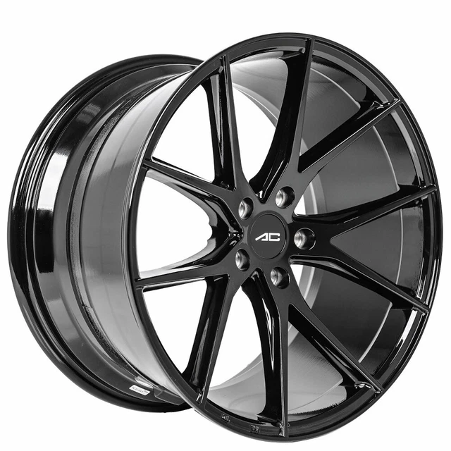 19& AC WHEELS Ac10 Gloss Black Deep Concave Rims (S15) EUR 1.103,62 ...
