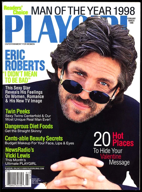 PLAYGIRL MAGAZINE - FEBRUAYY MARCH 1998, Eric ROBERTS, Chris & Ryan ...