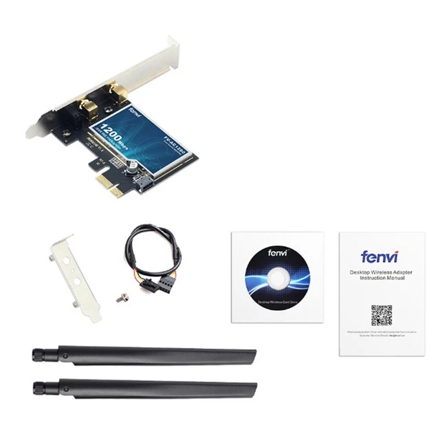 CARTE RÉSEAU SANS Fil WiFi5 1200M 4.2 Bluetooth 2.4G + 5G Bande de Bureau 7127 EUR 16,79 ...