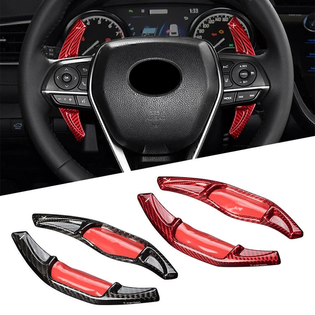 CARBON FIBER STEERING Wheel Shift Paddle For Toyota Camry Corolla RAV4 ... CARBON FIBER STEERING Wheel Shift Paddle For Toyota Camry Corolla RAV4 ...
